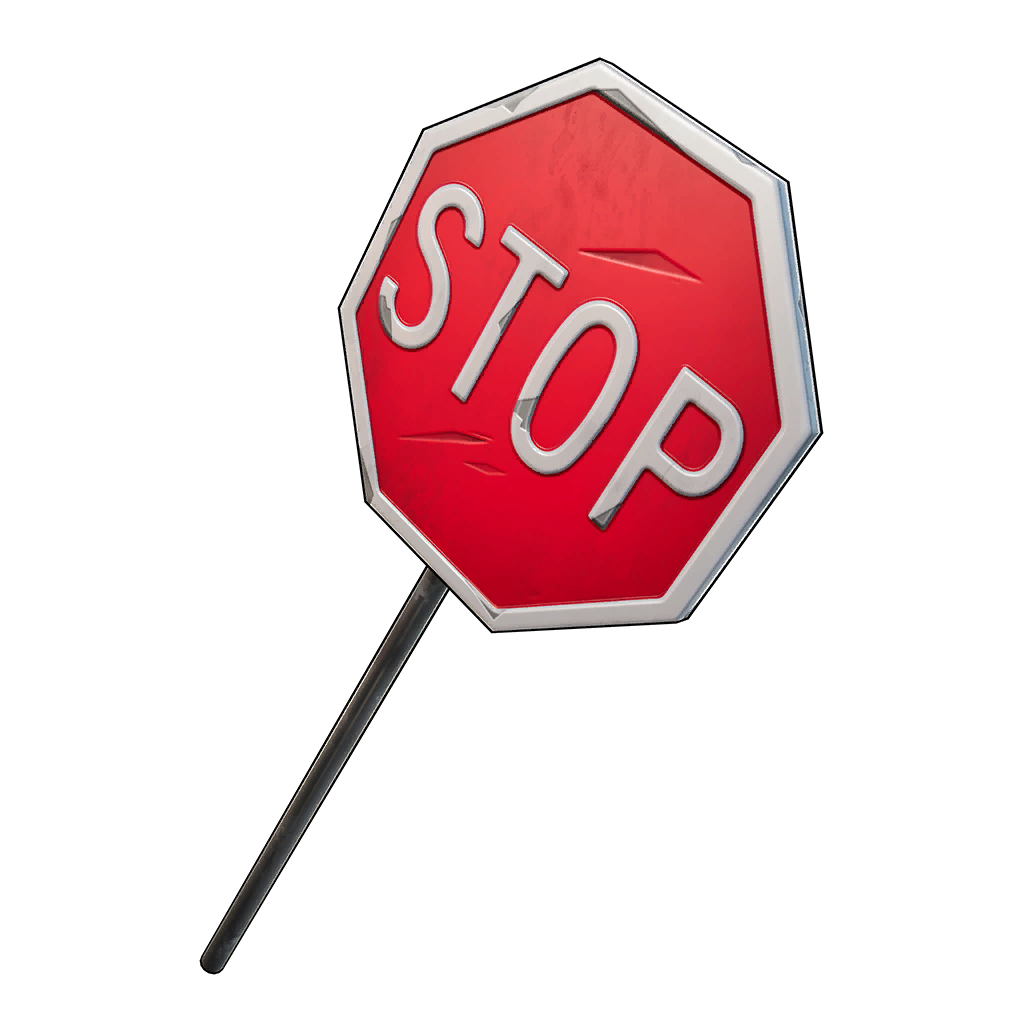 ⫷ Fortnite Stop Sign Pickaxe ⫸ Harvesting Tools & Pickaxes ⛏ ᑕ ᑐnite.site