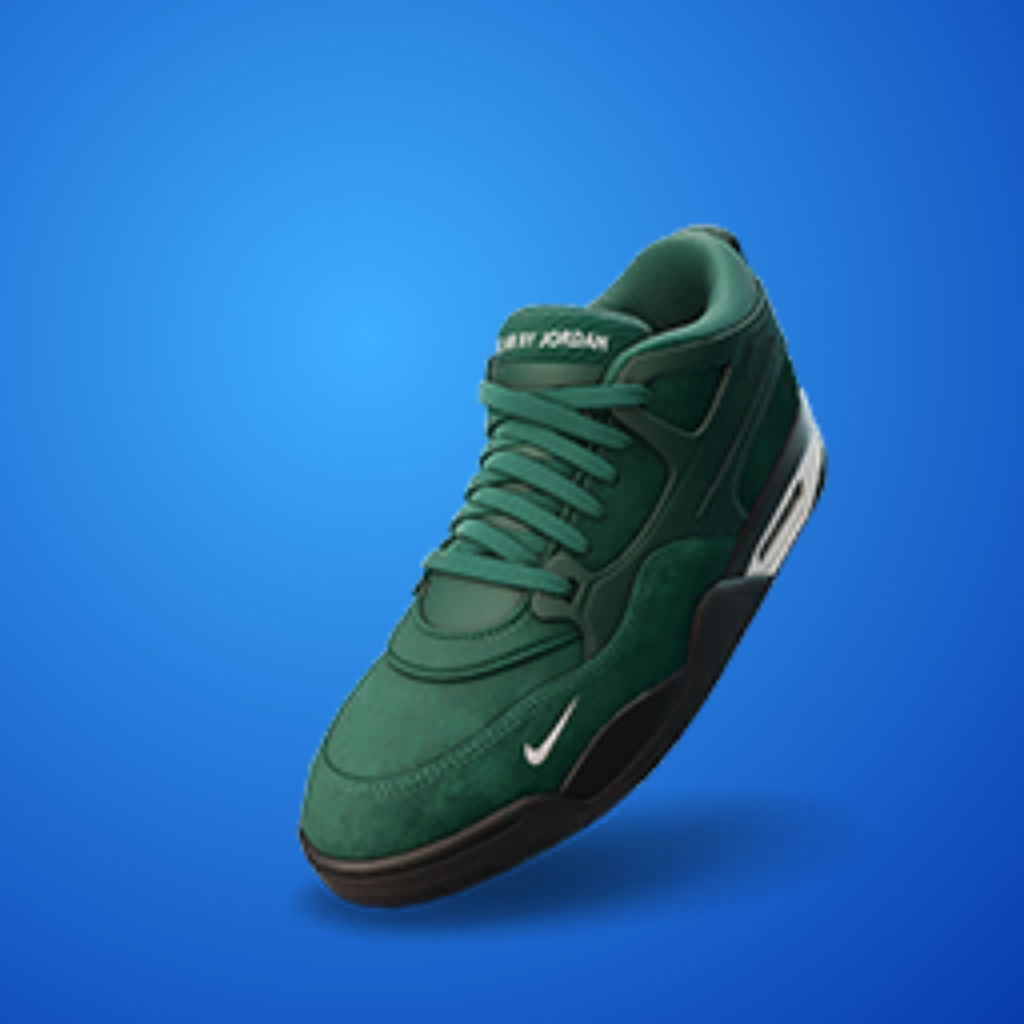 ⫷ Tenis Nigel Sylvester X Air Jordan 4 RM "Fence Green" Fortnite ⫸ ...