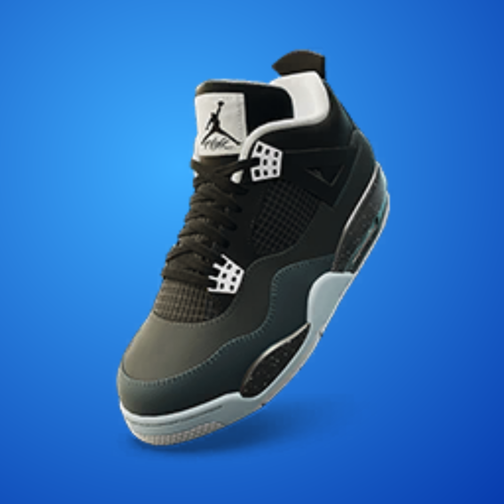 ⫷ Tenis Air Jordan 4 "Black Anthracite" Fortnite ⫸ Calzado Deportivo y ...