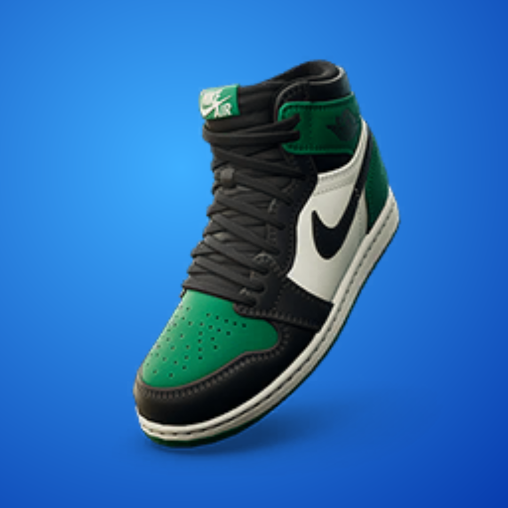 ⫷ Tenis Air Jordan 1 High "Pine Green" Fortnite ⫸ Calzado Deportivo y ...