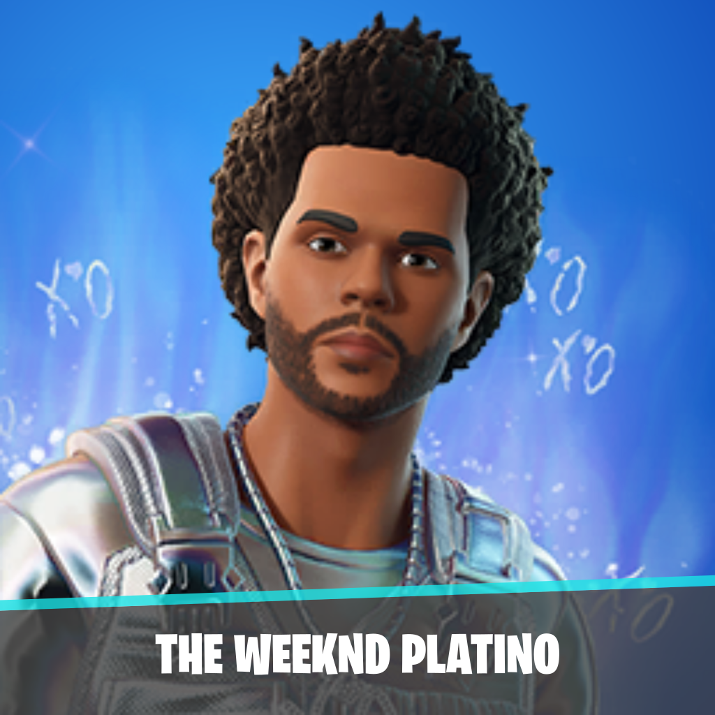 Skin The Weeknd platino - Skins de Fornite
