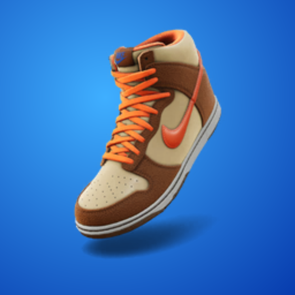 Nike Dunk High 'Beechtree/Orange Blaze' –Fortnite UNCOMMON