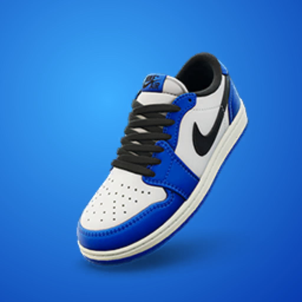 ⫷ Tenis Air Jordan 1 Low OG "Game Royal" Fortnite ⫸ Calzado Deportivo y ...
