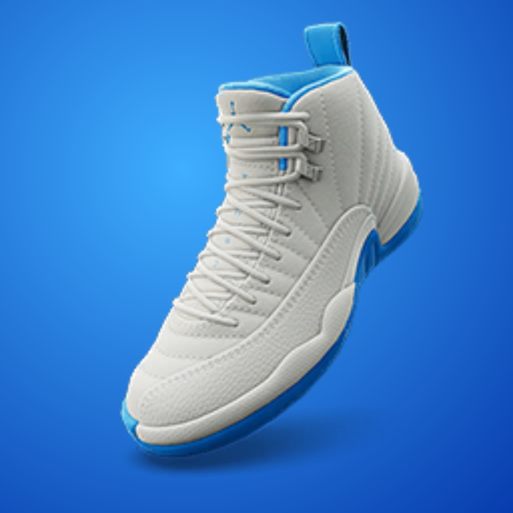 ⫷ Zapatillas Air Jordan 12 Retro "White/University Blue" Fortnite ⫸ ...