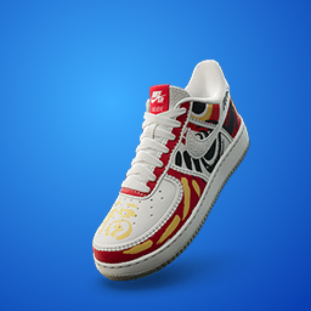 ⫷ Fortnite Nike Air Force 1 'Believe Daruma' Shoes ⫸ Fortnite Kicks ...