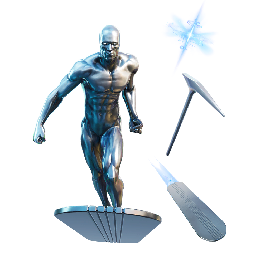 Fortnite SILVER SURFER BUNDLE Bundle - Packs, Sets and Bundles ⭐ ④nite.site